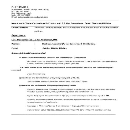Sukumar_Resume | PDF