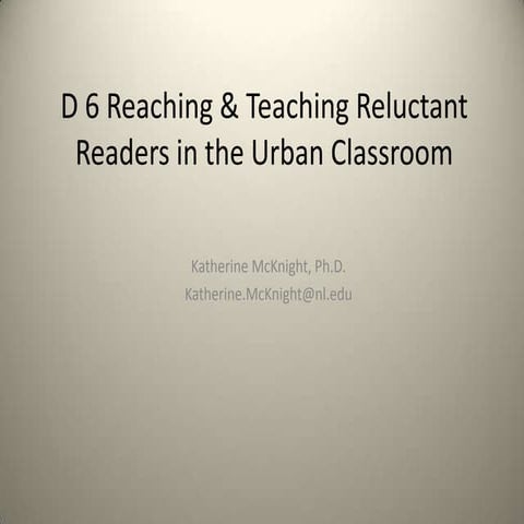 B5 reluctant readers | PPTX