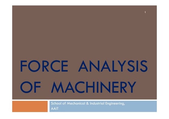 force analysis in civil engineering force | PDF