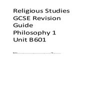 B601 Revision Booklet | PDF