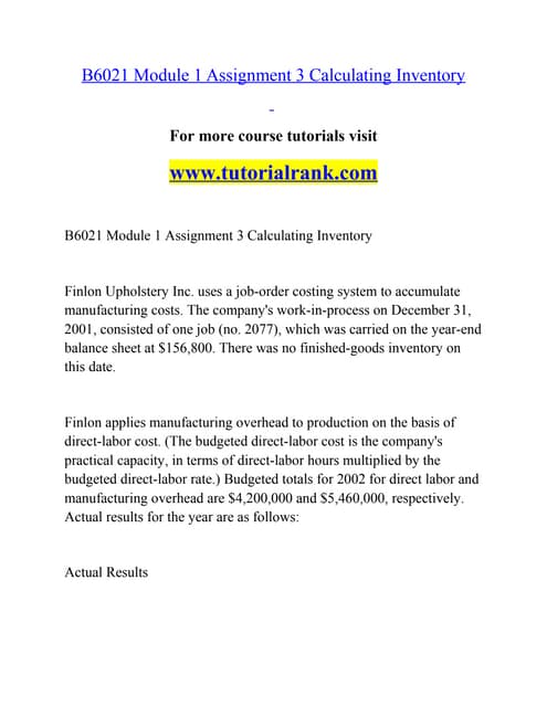 B6021 EXceptional Education/snaptutorial.COM | PDF