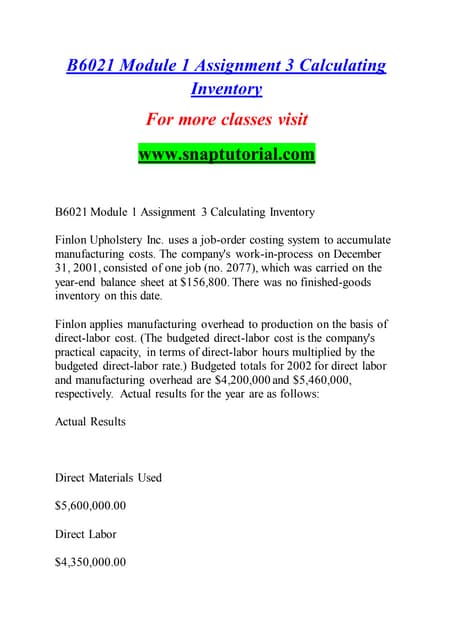 B6021 EXceptional Education/snaptutorial.COM | PDF