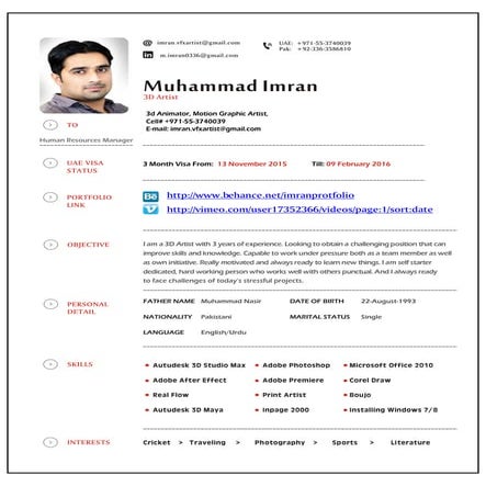 Imran UAE CV New_01 | PDF