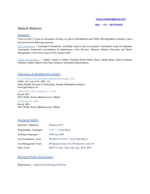 Jagadeesh_Resume | PDF