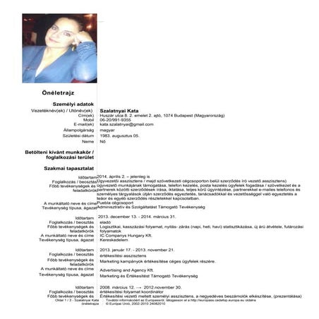 CV_Önéletrajz | DOC