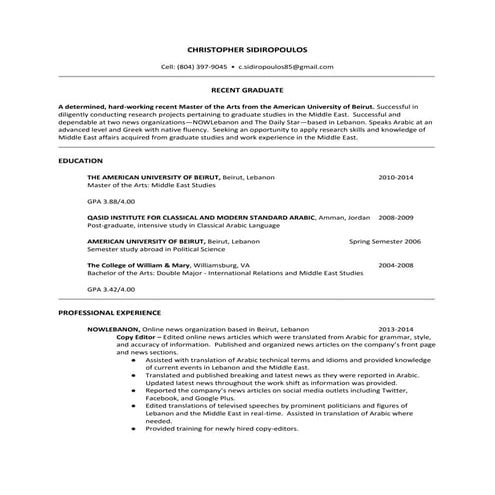 Resume PDF | PDF