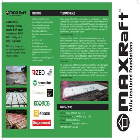 MAXRaft Brochure | PPT