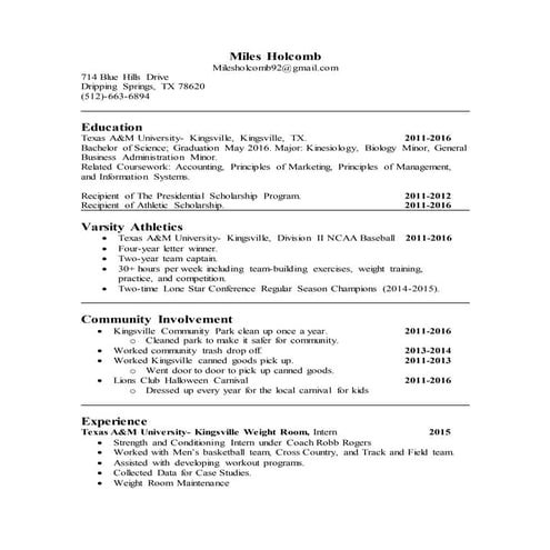 Rygelski, brett resume | PDF