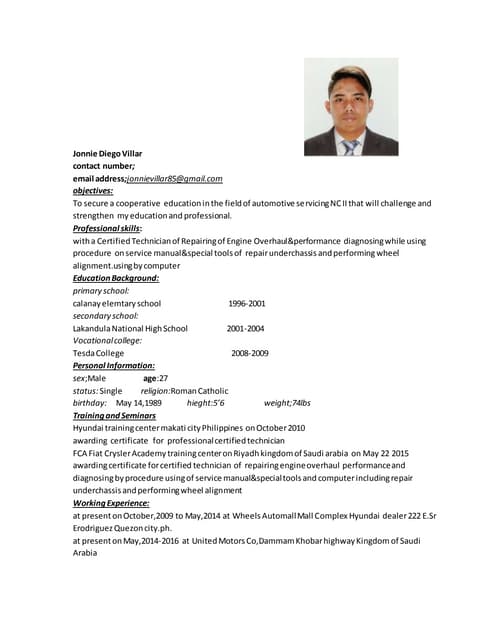 NASCAR RESUME SC | DOCX