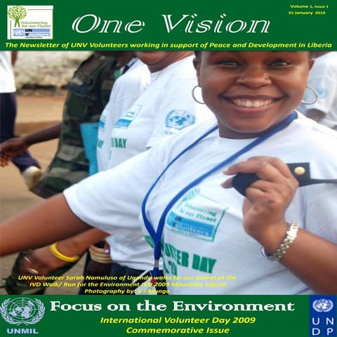 One Vision- UNV Liberia Newsletter | PDF