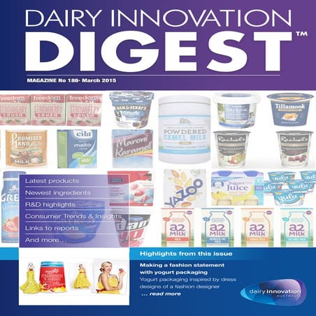 Dairy Innovation Digest 186 March 2015 | PDF
