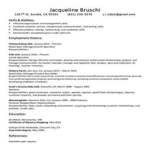 JB Resume | PDF