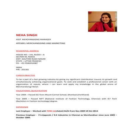 Neha Singh Resume | PDF