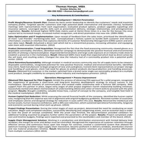 Thomas Hampe Key Achievements & Contributions | PDF