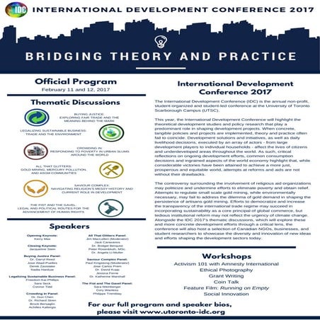 IDC 2017 General Program | PDF