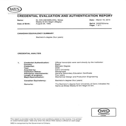 wes | PDF | Undergraduate Education | College Education