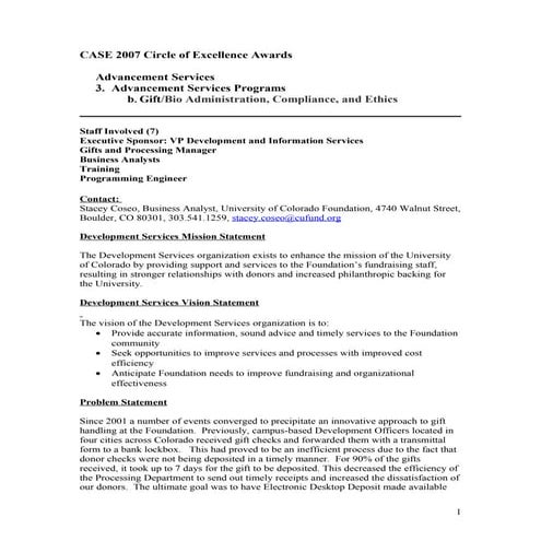 Example standard operating procedures for gift giving | PDF