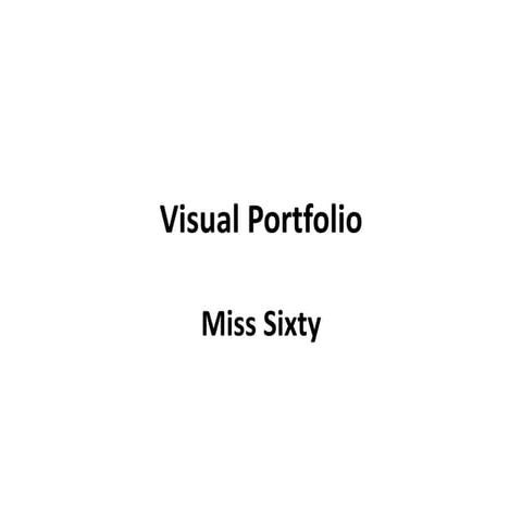 Visual Portfolio Sixty Spa | PPTX