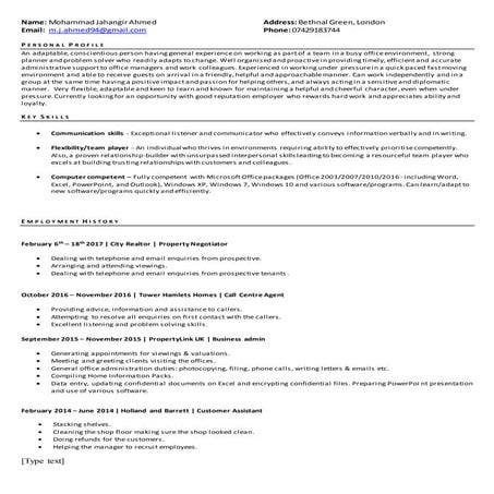 Matthew Wood CV | DOCX