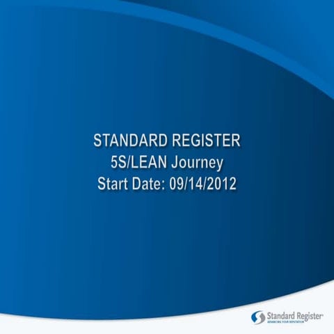 5S Standard Register | PPTX