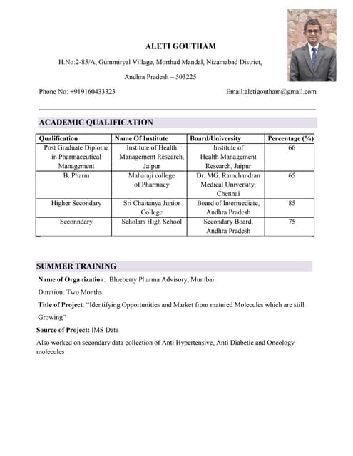 Ahmed Gamal_New CV | DOC | Graduation | Personal Celebrations & Life Events