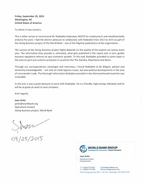 KPMG Reference Letter | PDF