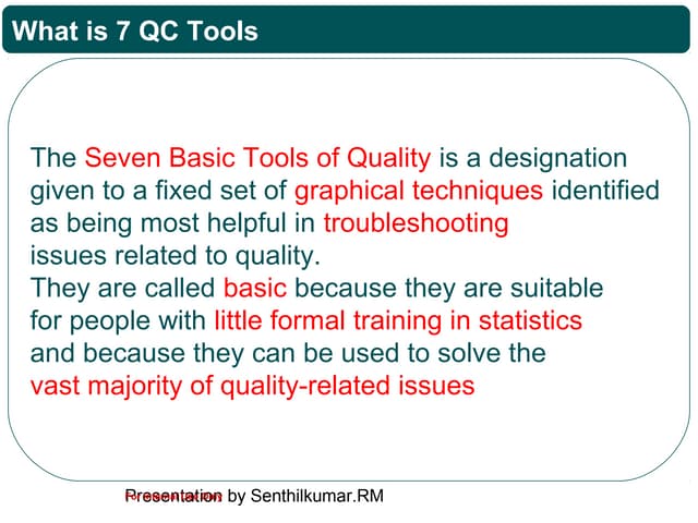 7 QC Tools | PPT