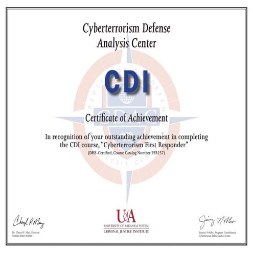 CDI- CFR Certificate Wolf | PDF