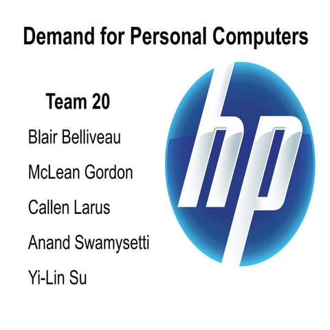 HP Sales Presentation | PDF