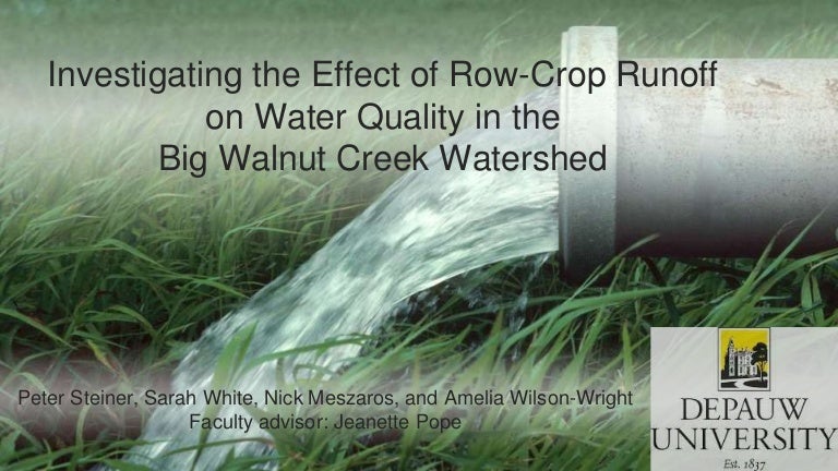 Agricultural Runoff Diagram