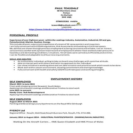 Albert Mitchell 2015 CV copy (1) | DOCX