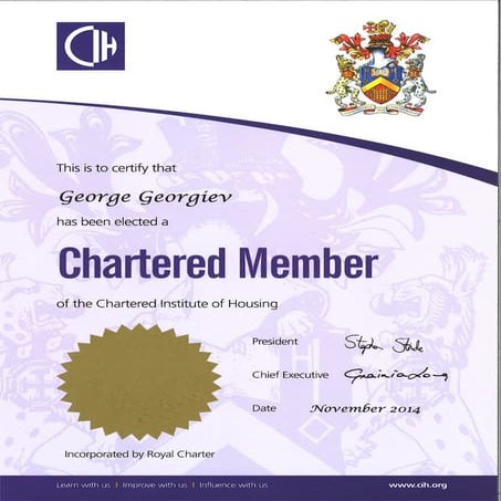 CIH membership GG | PDF