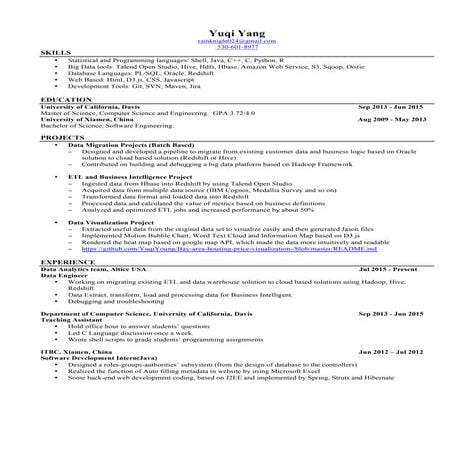 resume-yifei-wang | PDF