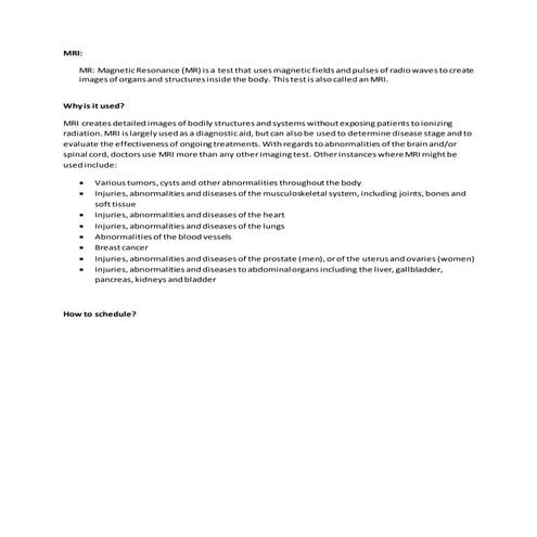 MRI - MHP Sample03 | PDF