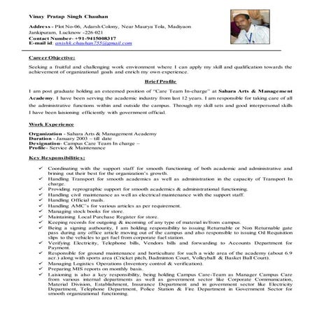 Vinay (New CV1) | DOCX