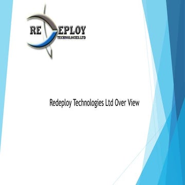 Redeploy Technologies Ltd Over View v1 | PPT