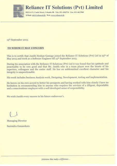 EDI Service Letter | PDF