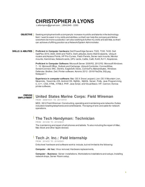 Christopher Lyons presentations