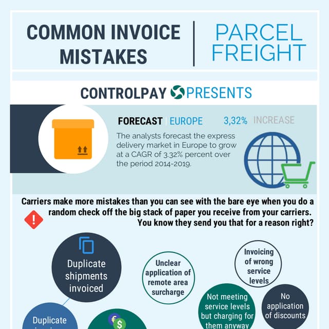 Common parcel freight invoices mistakes | PDF