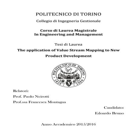 The application of VSM to NPD | PDF