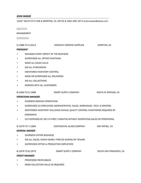 db resume 2016 | RTF