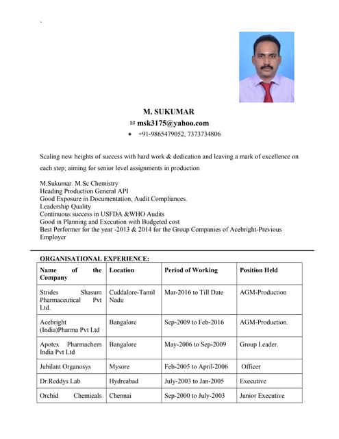 Sukumar Kumar presentations