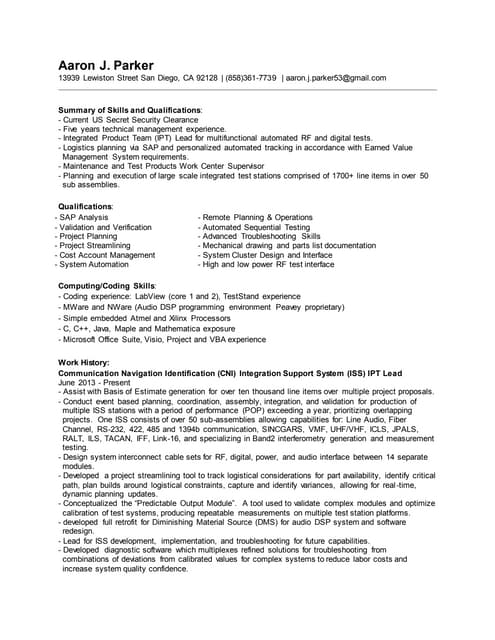 Brandon Koonce Resume | PDF