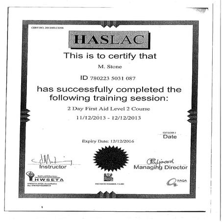 MIKE CERTIFICATES | PDF