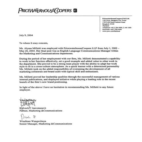 PwC Partner Reference 2004 | PDF