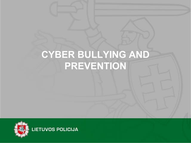 Cyber bullying powerpoint | PPT