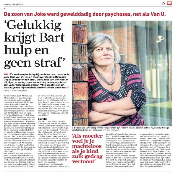 160416_Als moeder voel je je machteloos_interview Joke van der Meulen ...