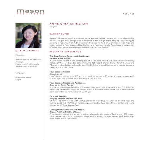 Case study on Resort | PPTX