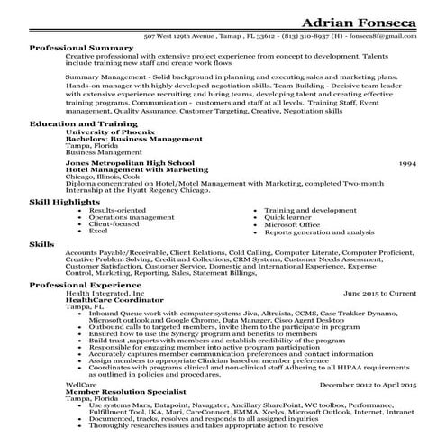 Yolanda Jones Customer Svc Resume (1) | DOCX