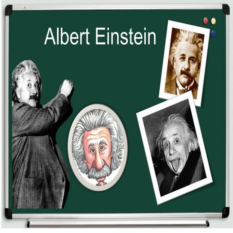 A Scientific Powerpoint On Albert Einstein Pptx